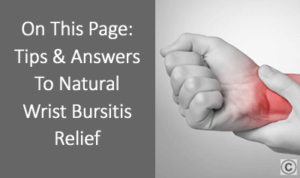 Wrist Bursitis Natural Treatment | OSMO Patch UK